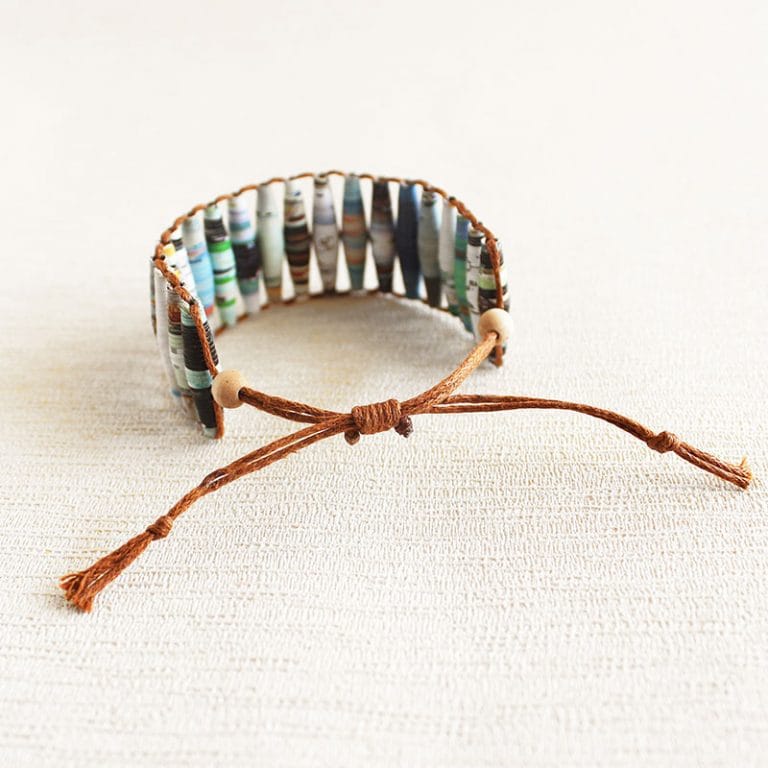 Travel Magazine Bracelet • Environmentally Conscious Jewelry