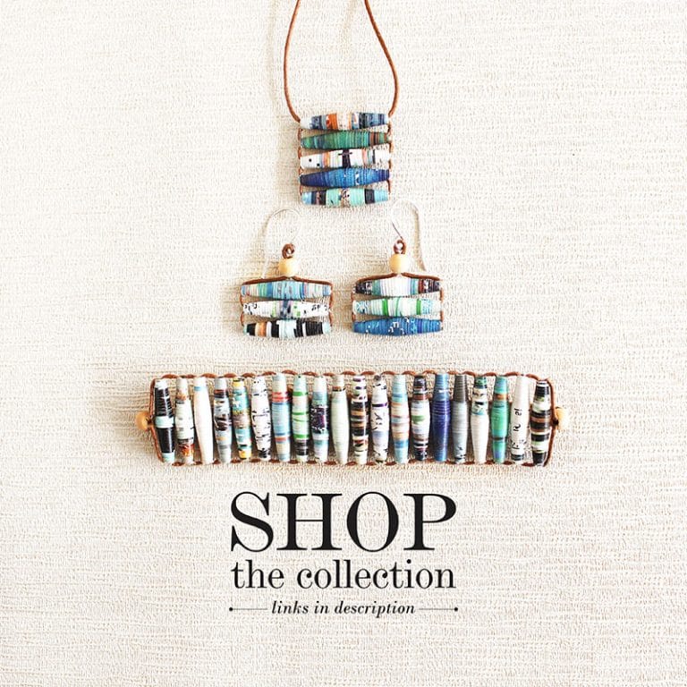 Travel Magazine Bracelet • Environmentally Conscious Jewelry