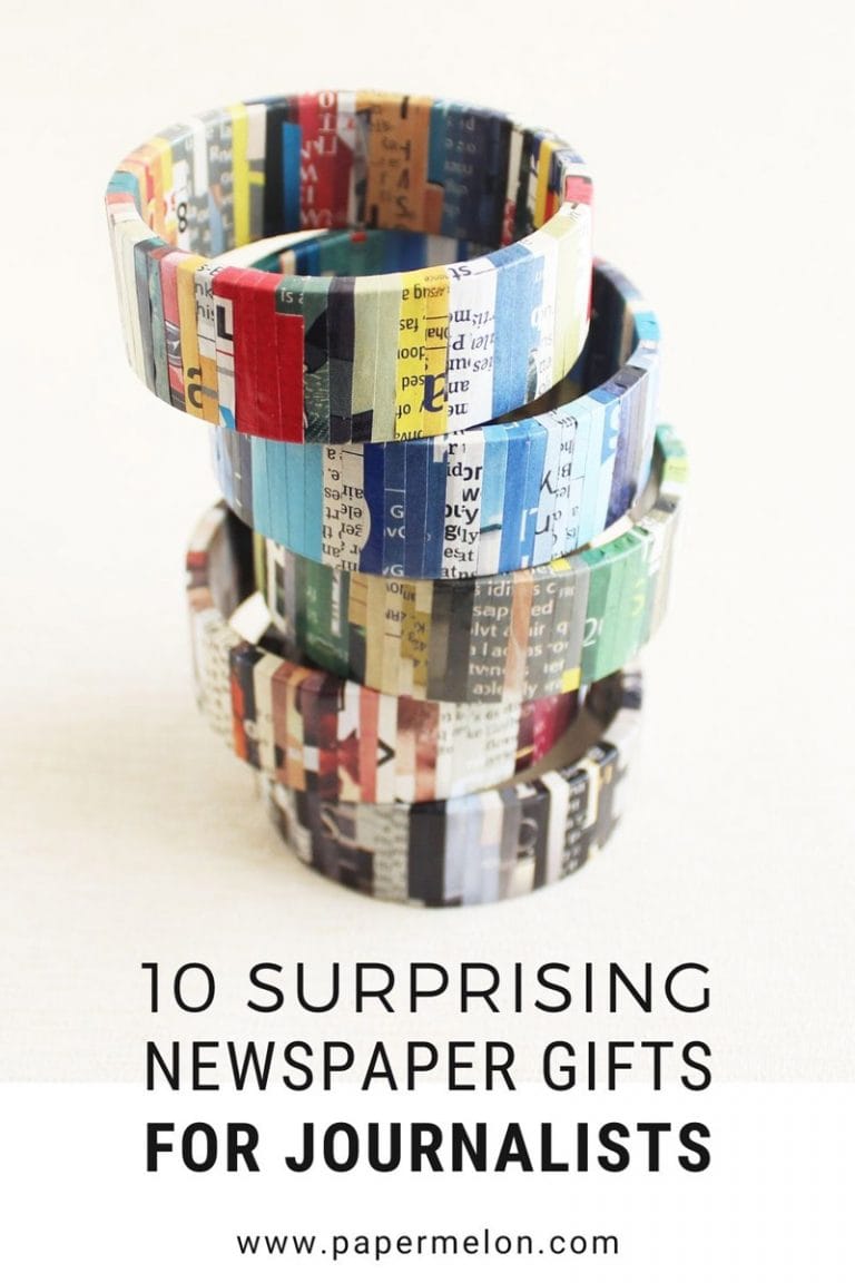 10 Surprising Newspaper Gifts for Journalists • Papermelon